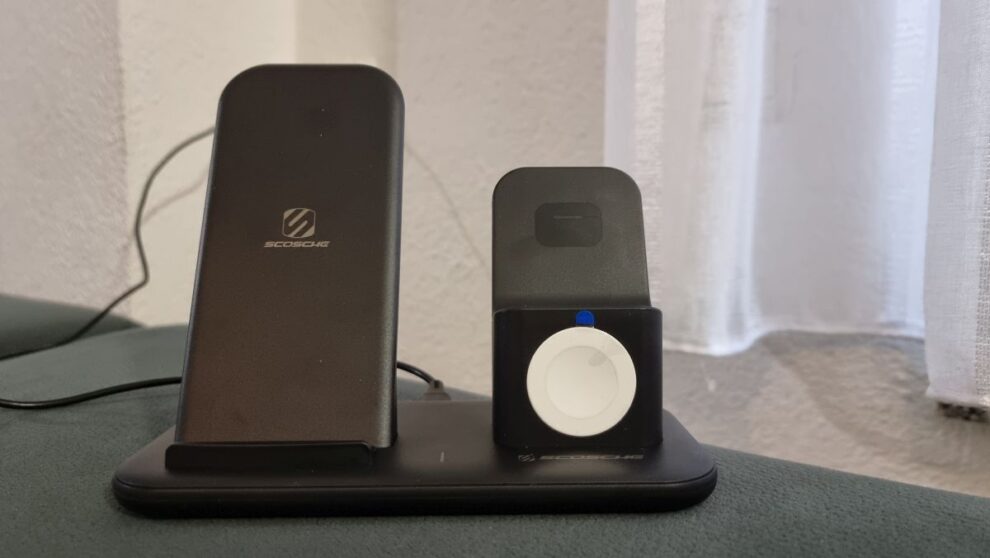 Scosche Base3 Wireless Charging Dock | Portofon